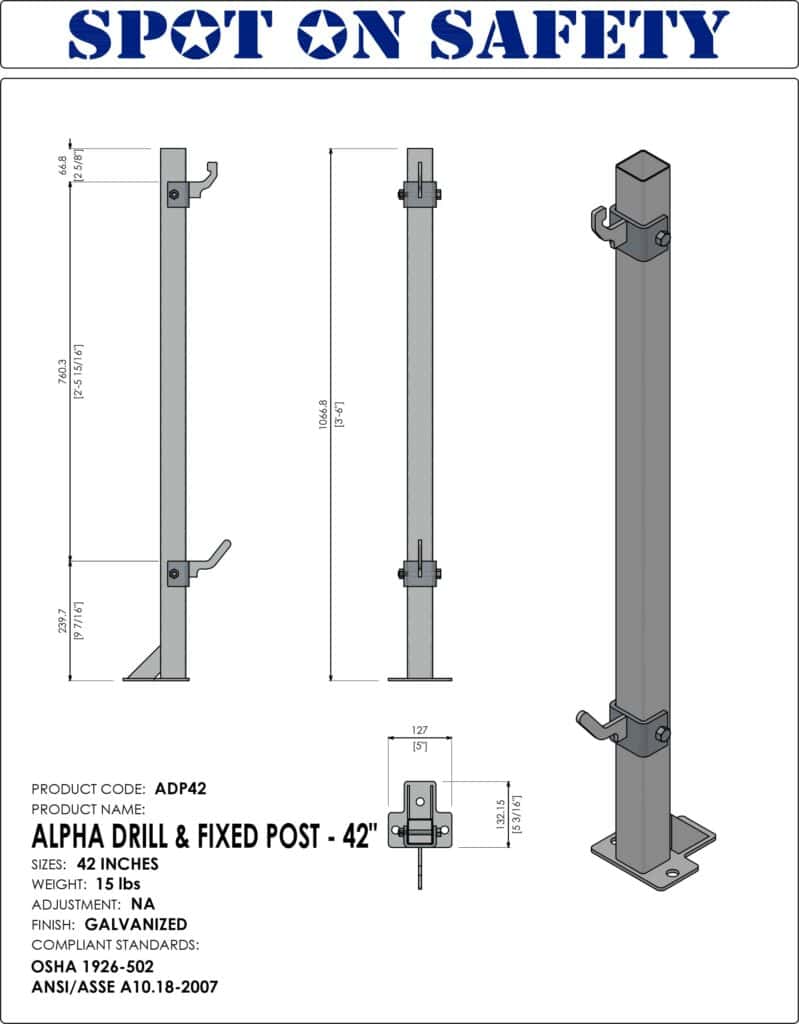 AlphaEdge Reusable Edge Protection Systems » Spot On Safety