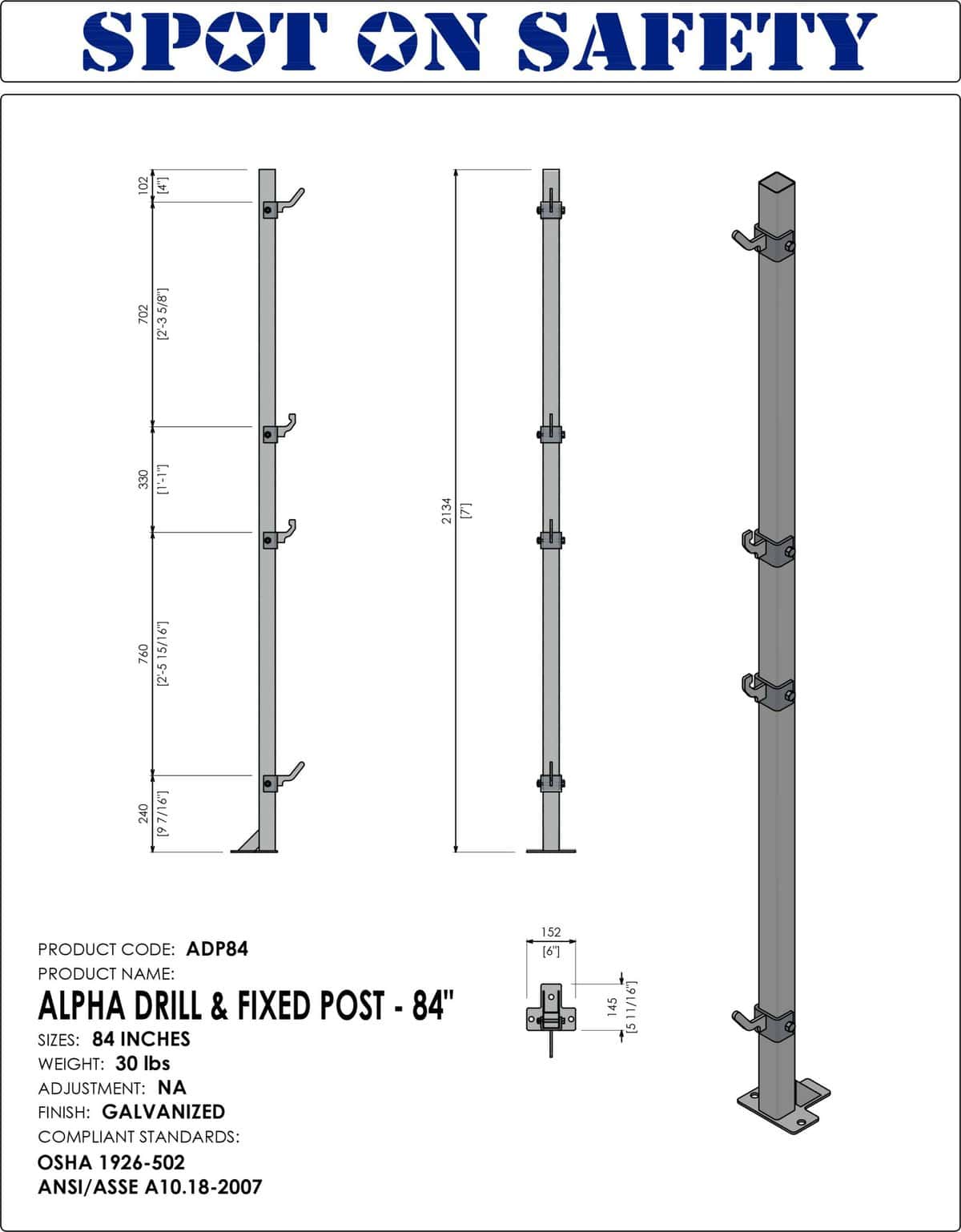 AlphaEdge Reusable Edge Protection Systems » Spot On Safety