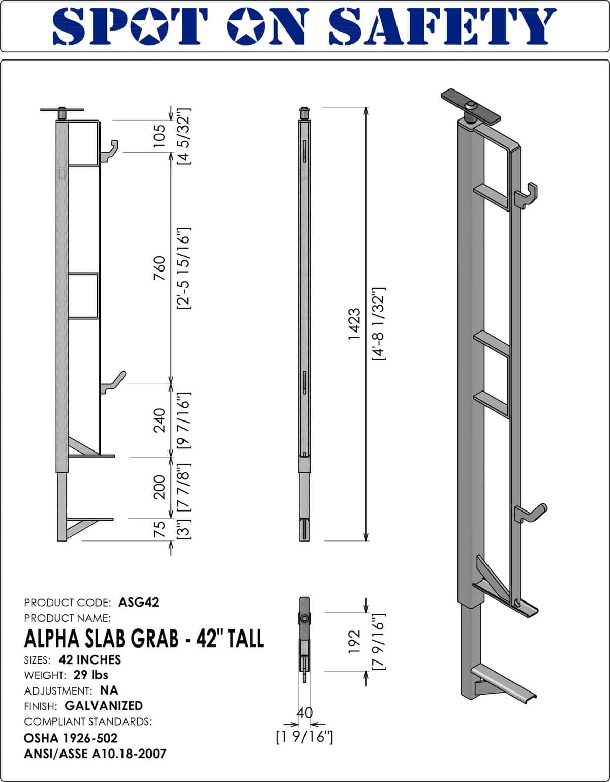 AlphaEdge Reusable Edge Protection Systems » Spot On Safety